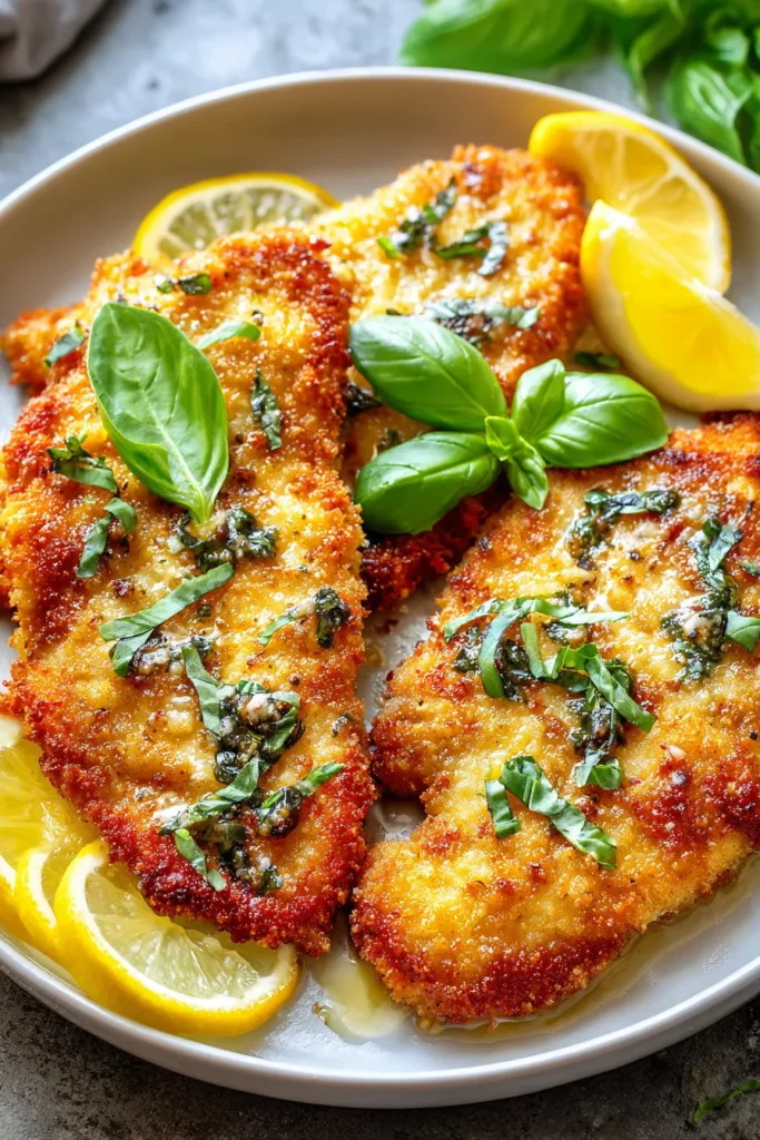 Italian basil chicken cutlets – Food Blog Recipe