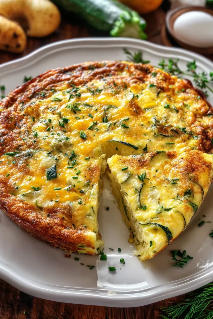 Zucchini Cottage Cheese Crustless Quiche – Food Blog Recipe